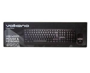 Volkano Mineral Series USB Wired Keyboard and Mouse Combo